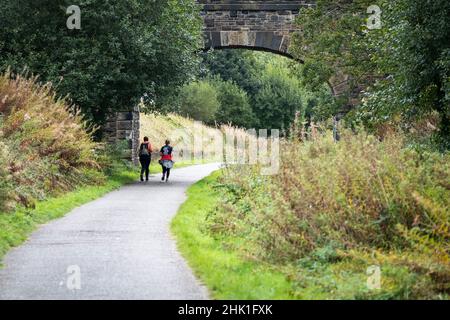 The Spen Valley Greenway Kirklees , West Yorkshire, England, UK Stock ...