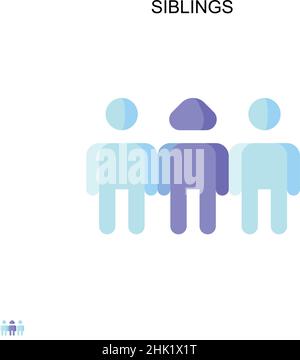 happy family with two children icon on the white background vector ...