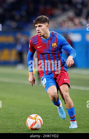 Ez Abde of FC Barcelona during the La Liga match between FC Barcelona ...