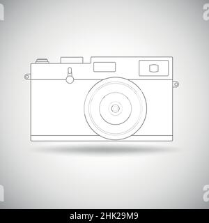 DSLR Camera Outline Stock Vector Image & Art - Alamy