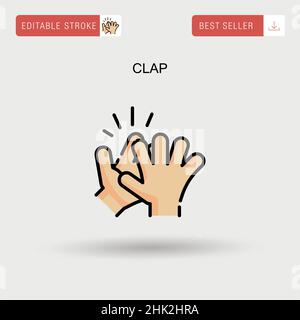 Clap your hands icon. Clap sign. applause symbol. Vector illustration ...