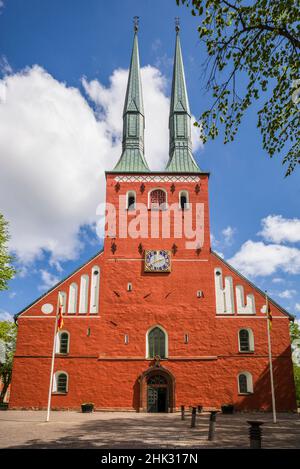 Sweden, Vaxjo, Vaxjo church, exterior (Editorial Use Only Stock Photo ...