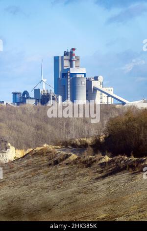 Cemex cement factory Germany Stock Photo - Alamy