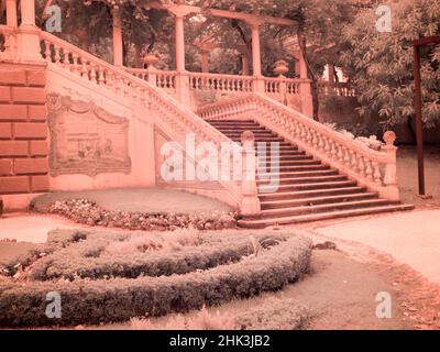 Portugal, Aveiro, Trails Paths and Stairs in city park Stock Photo - Alamy