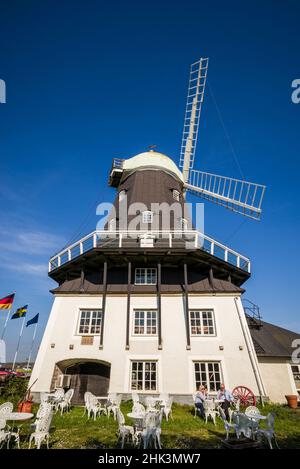 Sweden, Oland Island, Sandvik, large wooden windmill Stock Photo - Alamy