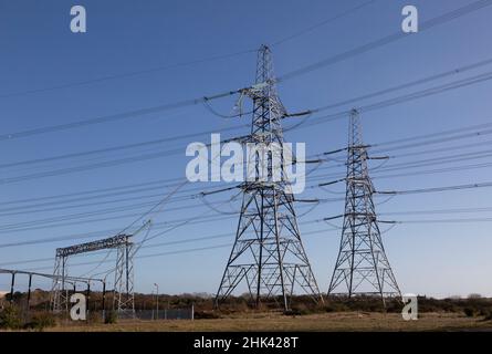 Inner Gabbard Offshore wind farm electricity substation connection to ...