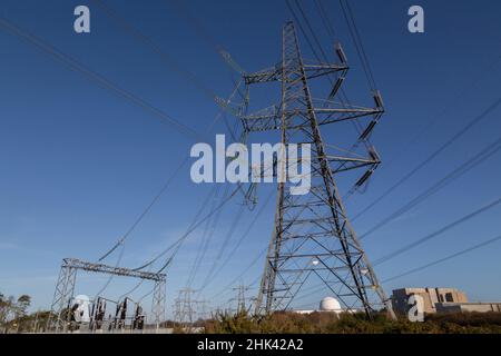 Inner Gabbard Offshore wind farm electricity substation connection to ...