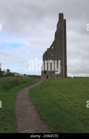 Dunmoe Castle in Navan, An Uaimh, eine Stadt der Grafschaft Meath in ...