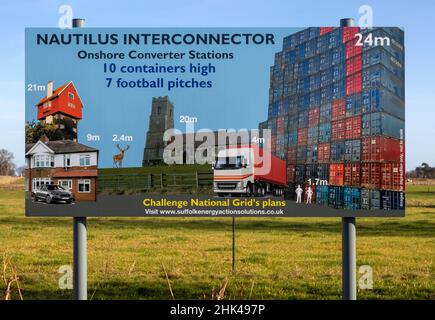 Campaign poster opposing Scottish Power and National Grid onshore ...