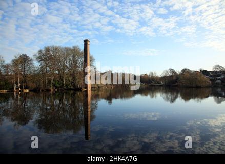 Stack pools in Springfield park, Kidderminster, Worcestershire, England ...