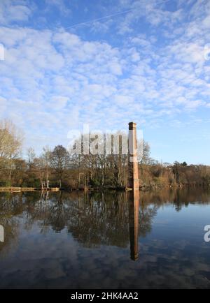 Stack pools in Springfield park, Kidderminster, Worcestershire, England ...