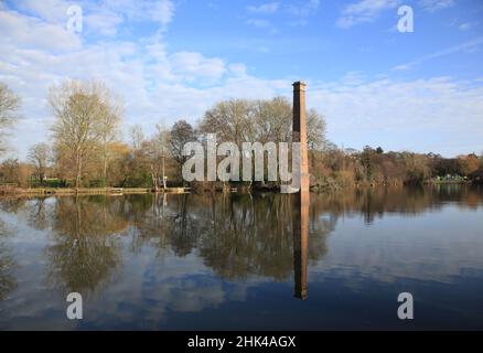 Stack pools in Springfield park, Kidderminster, Worcestershire, England ...