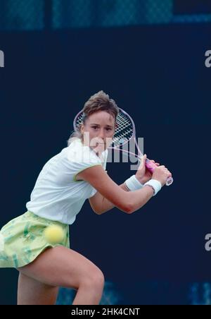 Bulgarian tennis player Manuela Maleeva, 1990s Stock Photo - Alamy