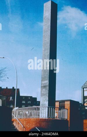 Artwork by German visual artist Jochen Gerz, 1970s Stock Photo - Alamy