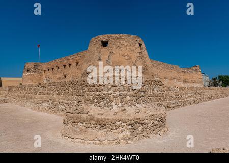 Historic Arad fort, Kingdom of Bahrain, Middle East Stock Photo - Alamy