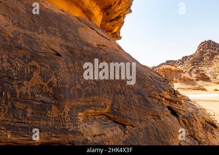 Rock Art in the Ha'il Region, UNESCO World Heritage Site, Jubbah ...