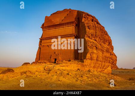 Tomb of Lihyan son of Kuza, Unesco site Maidan Saleh or Hegra, Al Ula ...