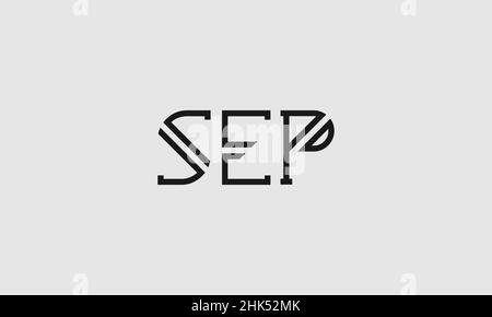 Word SEP in letters - Initial vector design - Premium Icon, Logo vector ...