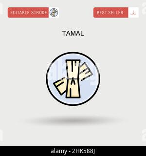 Mexican traditional food. Tamales Vector illustration Stock Vector ...