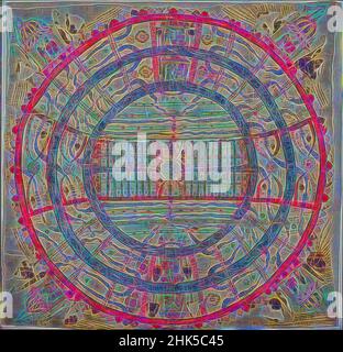 Cosmic Diagram Indian. Cosmic Diagram, 18th century. Opaque watercolor ...