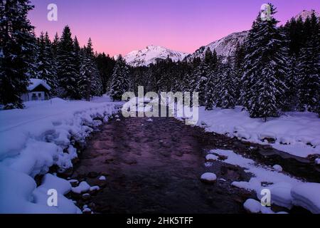 Mountain stream in the Austrian Alps Bad Hofgastein Schlossalm Salzburg ...