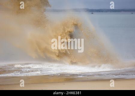 To fight against beach erosion and preserve the uses of the basin, the ...