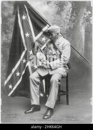 The conquered banner Stock Photo - Alamy