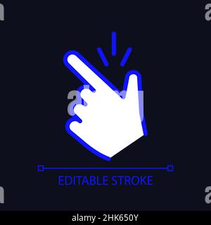 New ideas pixel perfect RGB color icon for dark theme Stock Vector ...