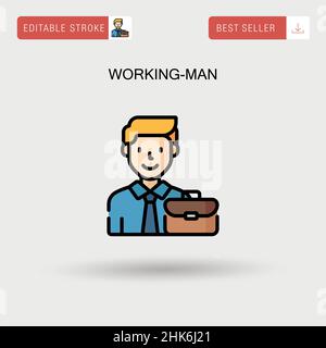 man working icon Stock Vector Image & Art - Alamy