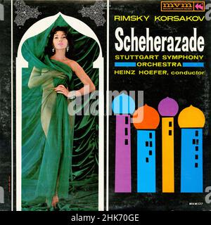 Scheherazade - Vintage Musical Vinyl Album 01 Stock Photo - Alamy