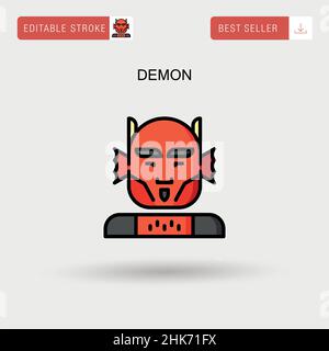 Monster icon, simple black style Stock Vector Image & Art - Alamy