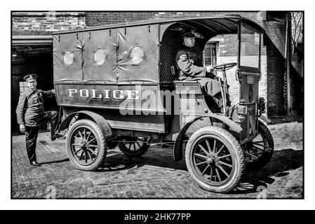 Franklin Motor Car Company police car ca. 1910-1920 Stock Photo - Alamy