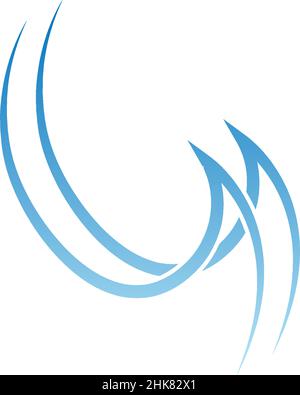 Wave water summer icon. Simple illustration of wave water summer vector ...