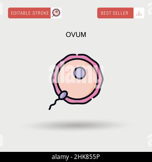 reproductive medicine ovum egg with needle and sperm baby pictogram ...