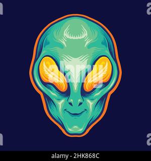 cartoon masked monster with happy smiling skull Stock Vector Image ...