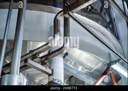 A piping system at a chemical plant Stock Photo - Alamy
