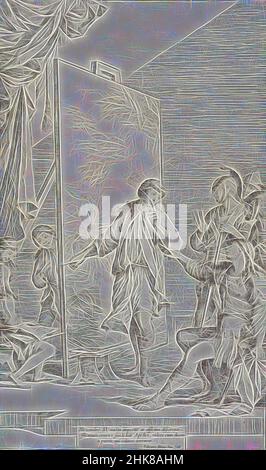 Alexander The Great in the studio of Apelles to arrange the painting of ...