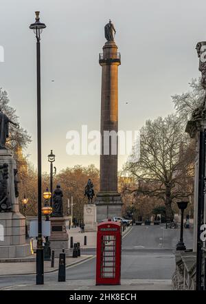 Duke of York statue by Pall Mall Stock Photo - Alamy