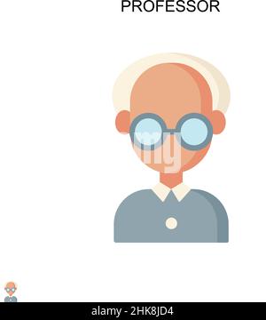 Lecturer icon vector male teacher person with white board symbol in a ...
