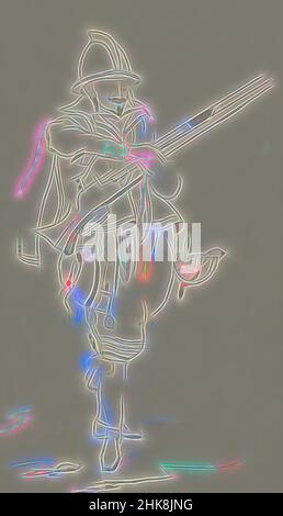 Art inspired by Soldier taking his musket from his shoulder (no. 3), c ...