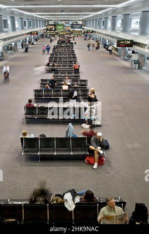 Terminal gates Denver Inter Airport H Stock Photo - Alamy