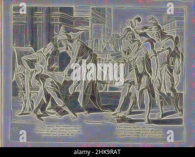 In the foreground, King Cambyses has the young man Otanus, son and ...