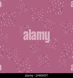 Vintage dashes seamless pattern. Minimalist decoration background ...