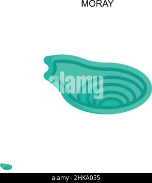 moray - eel icon, vector illustration, black sign on isolated ...