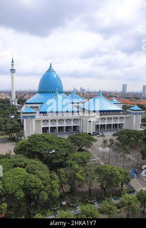 SURABAYA, INDONESIA : January 26, 2022: Al Akbar National Mosque or ...
