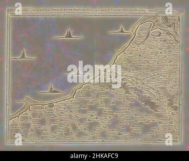 Inspired by Map of the coast of northern France with the mouths of the ...