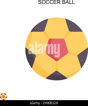 Simple soccer ball icon for sports-themed designs Stock Vector Image ...