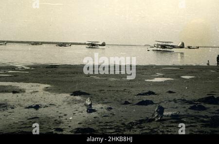 German Nazi Biplane Seaplane - Heinkel He 60 Stock Photo - Alamy