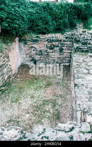 Roman mansion. Archaeological works in progress at Wall, Roman ...