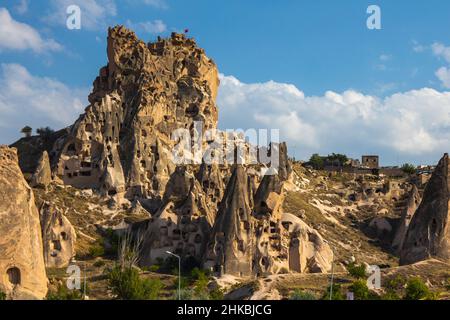 Kapadokya, Turkey – November 2020. magical landscape of fairy chimneys ...